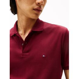 Tommy Hilfiger Herren Poloshirt "LIQUID COTTON REGULAR SEASONAL", rot, Gr. XL, Jersey, Obermaterial: 100% Baumwolle, Shirts, mit Logostickerei