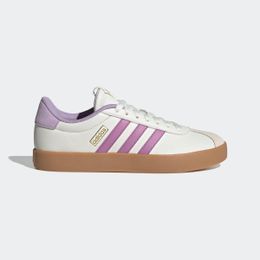 Damen Sneaker "VL COURT 3.0", adidas Sportswear, Gr. 38,5, lila, Leder, Synthetik, Schuhe, inspiriert vom Design des adidas samba