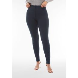 Freddy Damen Jeggings "WRUP2HC001ORG", blau, Gr. M, Web, Obermaterial: 81% Baumwolle, 19% Elasthan, Hosen, mit Lifting & Shaping Effekt