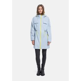 Marikoo Damen Outdoorjacke "Tr&uuml;ffelbonbon"soft blau, Gr. XXXL, Obermaterial: 100% Polyester; Kapuze: 62% Polyester, 33% Baumwolle, 5% Elasthan;