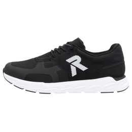 RIEKER SPORT Herren Slip-On Sneaker "Preston", Gr. 45, schwarz, Nubuklederimitat, Textil, Schuhe, Running-Sneaker aus der neuen Christoph Kramer