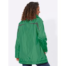 Casual Looks Damen Funktionsjacke, gr&uuml;n, Gr. 40, unifarben, 100% Polyester, Jacken