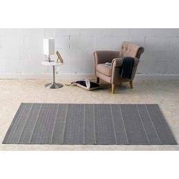 Teppich Hanse Home, B:120cm H:8mm L:170cm, grau, Kunstfaser, Wohnzimmer, Teppiche, "F&uuml;rth", In-& Outdoor, L&auml;ufer, Wetterfest, Balkon, Garten,