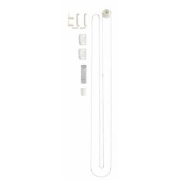 Seitenzugrollo K-home, B:130cm H:150cm, wei&szlig;, Polyester, Rollos, "Thermo Klemmfix-Rollo", 1 St&uuml;ck