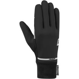 Reusch Damen Skihandschuhe "Hike & Ride STORMBLOXX TOUCH-TEC ", silber, Gr. 9,5, mehrfarbig, 65% Polyamid, 15% Polyester, 10% Ziegenleder, 10%