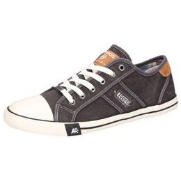 Lerros Herren Sneaker, Gr. 43, grau, Textil, kontrastfarbene Details, Schuhe, Freizeitsneaker, Halbschuh in l&auml;ssiger Optik