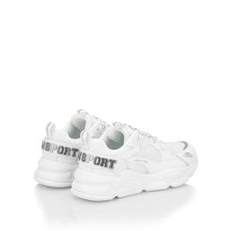 Plein Sport Damen Sneaker "Track King", Gr. 38, wei&szlig;, Schuhe