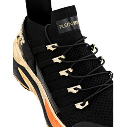 Plein Sport Damen Sneaker "Chrome Surfer", Gr. 38, orange, Schuhe