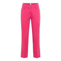 Brax Damen 5-Pocket-Hose "Style MARA S"himbeere, Gr. 76, Web, 78% Baumwolle, 18% Lyocell, 4% Elasthan, Hosen