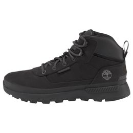 Timberland Herren Schn&uuml;rboots "FIELD TREKKERMID LACE UP SNEAKER", Gr. 44, schwarz, Leder, Synthetik, Schuhe, Winterschuhe, Sneakerboots, Winterboots