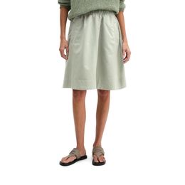 Marc O'Polo MARC O'POLO Damen Webrock "aus Organic Cotton-Lyocell-Leinen-Mix"fresh sage, Gr. 44, unifarben, Obermaterial: 54% Baumwolle, 23% Lyocell, 23% Leinen,