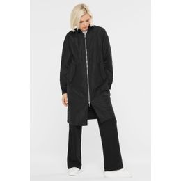 Damen Outdoorjackeschwarz, Gr. L, SENSES.THE LABEL, unifarben, Web, Material: 100% Polyester, Futter: 100% Polyamid, Jacken, mit