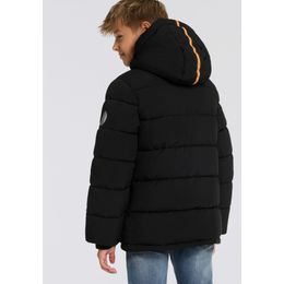 Kidsworld Jungen Outdoorjacke "Winterwarme Jacke, gesteppt", schwarz, Gr. 152, unifarben, Web, Obermaterial: 100% Polyester. Futter: 100% Polyester.