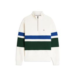 Tommy Hilfiger Sweatshirt Herren Gr&ouml;&szlig;e M blau / oliv / wei&szlig;