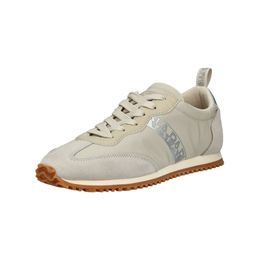 Napapijri Damen Sneaker "Napapijri Sneaker Leder/Textil", Gr. 39, beige, Leder, Textil, Schuhe