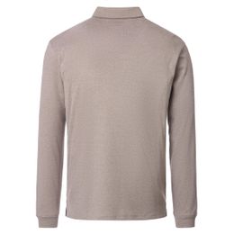 Casamoda Herren Langarm-Poloshirt "Casamoda Polo-Shirt Langarm uni", beige, Gr. 6XL, 62% Baumwolle, 38% Polyester, Shirts