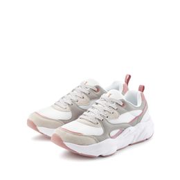 Lascana Damen Sneaker "Turnschuhe", Gr. 36, wei&szlig;, Obermaterial: 100% Textilmaterial. Decksohle: 100% Textilmaterial. Futter: 100% Textilmaterial.