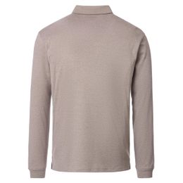 Casamoda Herren Langarm-Poloshirt "Casamoda Polo-Shirt Langarm uni", beige, Gr. 4XL, 62% Baumwolle, 38% Polyester, Shirts