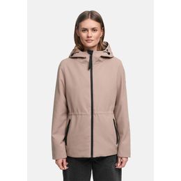 Marikoo Damen Outdoorjacke "Katzilein"taupe grau, Gr. XL, Obermaterial: 100% Polyester. Futter: 100% Polyester. Wattierung: 100% Polyester.