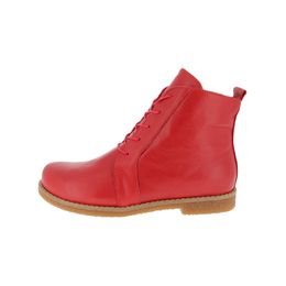 Andrea Conti Damen Schn&uuml;rstiefelette "Andrea Conti Stiefelette Leder", Gr. 39, rot, Leder, Schuhe