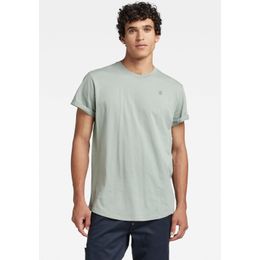 G-Star Raw G-STAR Herren T-Shirt "Lash", gr&uuml;n, Gr. XL, unifarben, Jersey, Obermaterial: 100% Baumwolle, Shirts, mit kleinem Logodetail