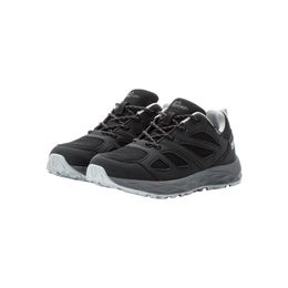 Jack Wolfskin M&auml;dchen Sneaker "WOODLAND 2 TEXAPORE LOW K", Gr. 34, grau, Obermaterial: Synthetik. Obermaterial 2: Textilmaterial. Futter: Polyester,