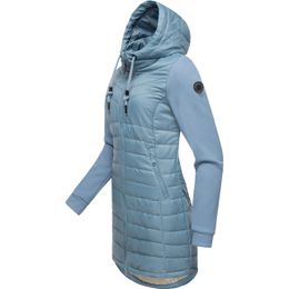 Ragwear Damen Steppmantel "Lucinda Long", blau, Gr. M, Obermaterial: 100% Polyester. Obermaterial &Auml;rmel: 100% Baumwolle. Futter: 100% Polyester.