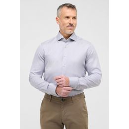Eterna Herren Langarmhemd "SLIM FIT"grau, Gr. 43, 100% Baumwolle, Hemden, NON IRON (b&uuml;gelfrei)
