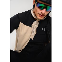 Gonso Herren Fahrradjacke "ADVENTURE VEST FLEECE", beige, Gr. M, 95% Polyester, 5% Elasthan, Jacken, Unisex Radweste, warme Fleece-Weste, integrierte