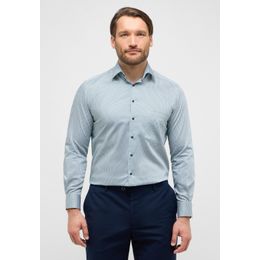 Eterna Herren Langarmhemd "COMFORT FIT", gr&uuml;n, Gr. 45, Twill, 100% Baumwolle, Hemden, NON IRON (b&uuml;gelfrei)