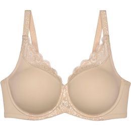 Triumph Damen B&uuml;gel-BH "Amourette W01", Gr. 75, beige, Microtouch, Obermaterial: 68% Polyamid, 32% Elasthan, unifarben, BHs, verkleinert die Brust