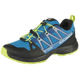 Salomon Kinder Wanderschuh "OUTSCAPE WATERPROOF J", Gr. 36mykonos blau, schwarz, acid lime, Synthetik, Textil, Schuhe, wasserdicht
