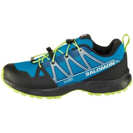 Salomon Kinder Wanderschuh "OUTSCAPE WP J", Gr. 31mykonos blau, schwarz, acid lime, Synthetik, Textil, Schuhe, wasserdicht