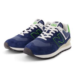 New Balance Damen Sneaker "574", Gr. 44, blau, Synthetik, Textil, Schuhe
