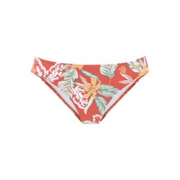 Sunseeker Damen Bikini-Hose "Suva", rot, Gr. 44, floral, Polyamid, Badehosen, in klassischer Schnittform