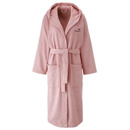 Unisex-Bademantel Kangaroos, L:125cmaltrosa, Walkfrottee, Hausm&auml;ntel, "Cassidy, f&uuml;r Damen & Herren, Standardl&auml;nge & &Uuml;berl&auml;nge", mit Taschen, M&auml;nner