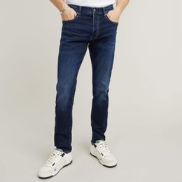 G-Star Raw G-STAR Herren Slim-fit-Jeans "3301 Slim", blau, Gr. 31, Denim/Jeans, Obermaterial: 92% Baumwolle, 7% Elastomultiester, 1% Elasthan, Jeans, mit toller