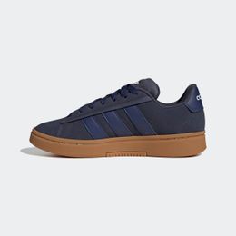 Herren Sneaker "GRAND COURT ALPHA", adidas Sportswear, Gr. 47, lila, Leder, Synthetik, Schuhe, Design inspiriert vom adidas Campus 00