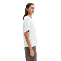 Marc O'Polo MARC O'POLO Damen T-Shirt "mit aufgesetzter Satin-Tasche"airy blau, Gr. XS, unifarben, Obermaterial: 100% Baumwolle, Shirts