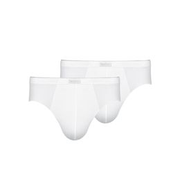 Mey Herren Slip "Dry Cotton", Gr. 10, wei&szlig;, Single Jersey, Obermaterial: 57% Baumwolle, 38% Polyester, 5% Elasthan, unifarben, Unterhosen,