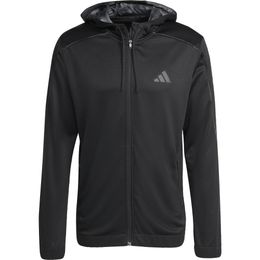adidas Performance Sportsweatjacke 'ESSENTIALS' Herren Gr&ouml;&szlig;e XXXL schwarz