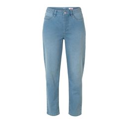 STOOKER WOMEN Damen 5-Pocket-Jeans "Nizza Denim Tapered Fit Jeans", blau, Gr. 38, Denim/Jeans, 83% Baumwolle, 15% Polyester, 2% Elasthan, Jeans,