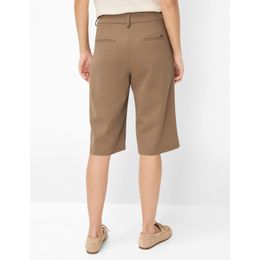 Brax Damen Chinohose "Style MILLA B", braun, Gr. 42, Web, 53% Polyester, 43% Schurwolle, 4% Elasthan, Hosen