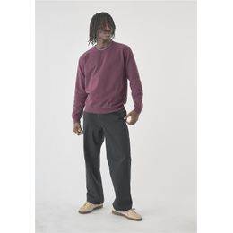 Cleptomanicx Herren Sweatshirt "Ligull", rot, Gr. XL, meliert, 100% Baumwolle, Sweatshirts, mit kleiner M&ouml;wen-Stickerei