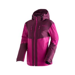 Maier Sports Damen Skijacke "INA", pink, Gr. 42, 100% Polyester, Jacken, Damen Winterjacke, wasserdicht, 5 RV-Taschen und Kapuze, Regular fit
