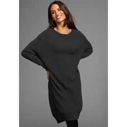 Laura Scott Damen Longpullover, schwarz, Basic, Gr. 40, unifarben, Strick, Obermaterial: 50% Viskose, 26% Polyamid, 24% Polyester, Pullover, in