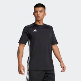Herren Fu&szlig;balltrikot "TIRO 25 ESSENTIALS TRIKOT", schwarz-wei&szlig;, Gr. S, adidas Performance, Obermaterial: 100% Polyester, Trikots, mit Rundhals, ohne