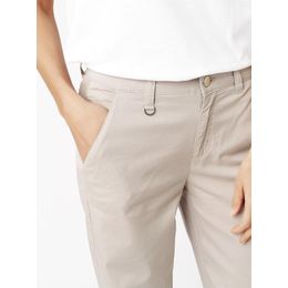 Toni Damen 5-Pocket-Hose "Liv Wide", beige, Gr. 19, Web, Obermaterial: 56% Baumwolle, 42% Modal, 2% Elasthan, Hosen, aus Baumwollmix mit Modal,