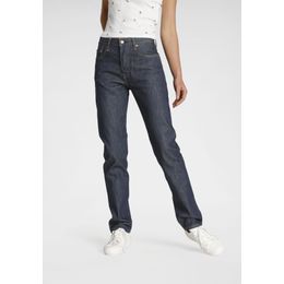Levi's LEVI'S Damen 5-Pocket-Jeans "501 Long", blau, Gr. 32, vintage, Denim/Jeans, Obermaterial: 100% Baumwolle, Jeans, 501 Collection