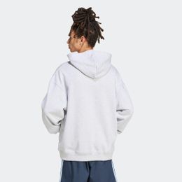 Herren Kapuzensweatshirt "PREMIUM ESSENTIALS HOODIE"light grau heather, Gr. S, adidas originals, Obermaterial: 100% Baumwolle, Sweatshirts